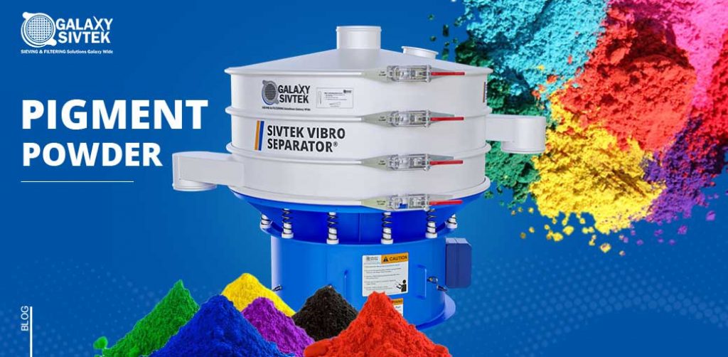 Sieving Powder Pigment Precisely & Accurately