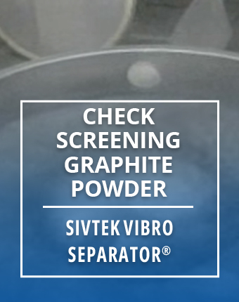 Graphite Powder Check Screening solution