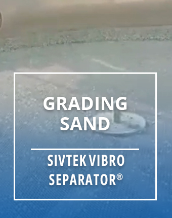 Galaxy Sivtek supplies its vibro sifter for processing mineral sand